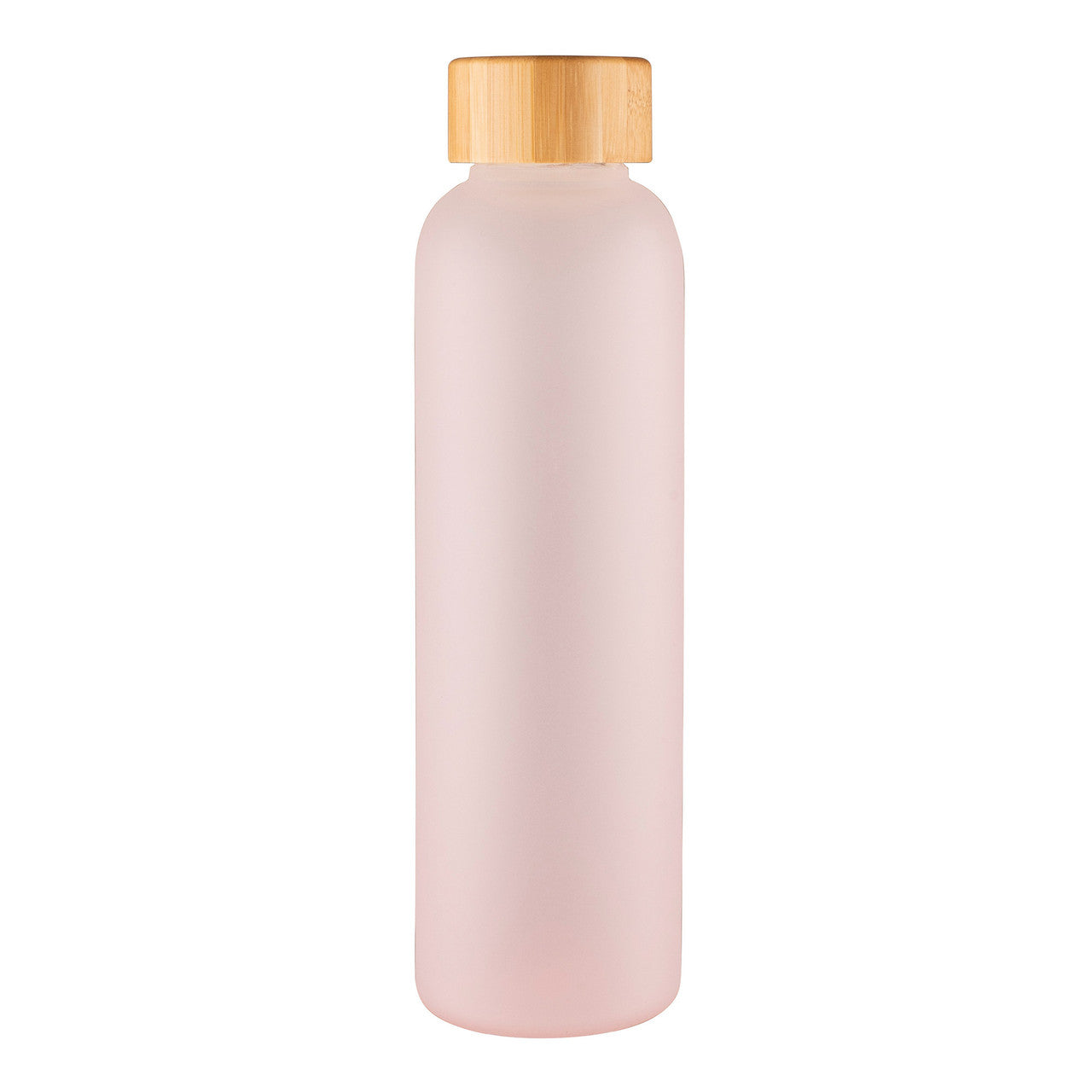 Avanti - Velvet Coated Glass Water Bottle - 550ml - Frosted Pink ...
