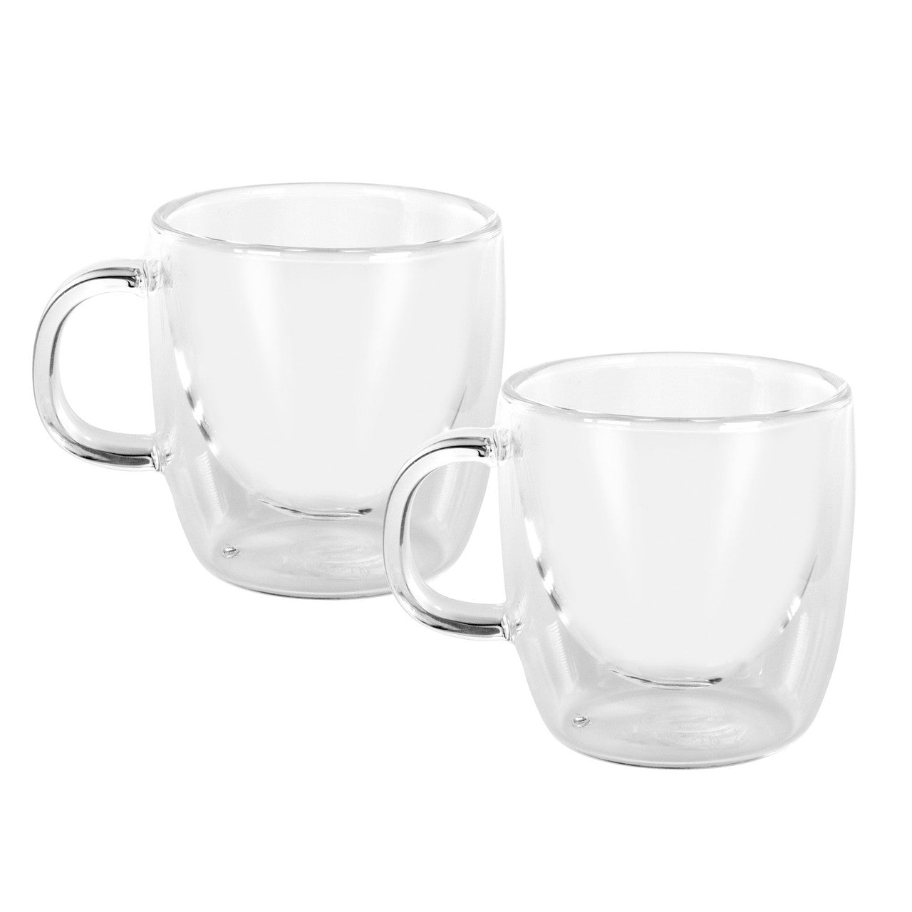 AVANTI - Caffe Manico Double Wall Glasses Set of 2 - 100ml – STEEL & GLASS