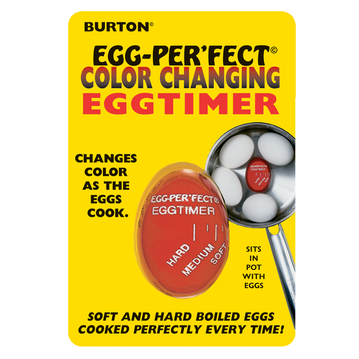 Egg Per'fect Color Changing Egg Timer – STEEL & GLASS