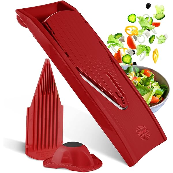 Borner - V5 PowerLine Vegetable Slicer Red "Made in Germany" – STEEL ...