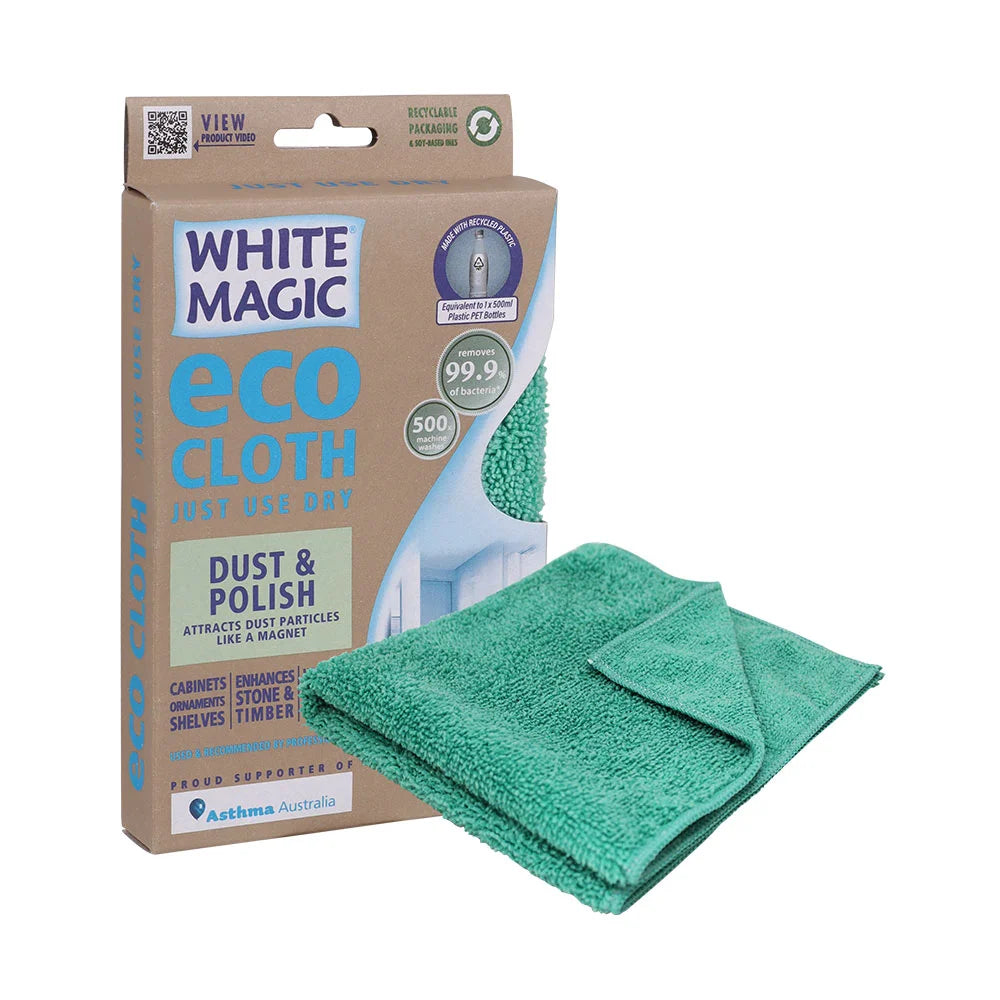 White Magic - Eco Cloth Dust & Polish – STEEL & GLASS