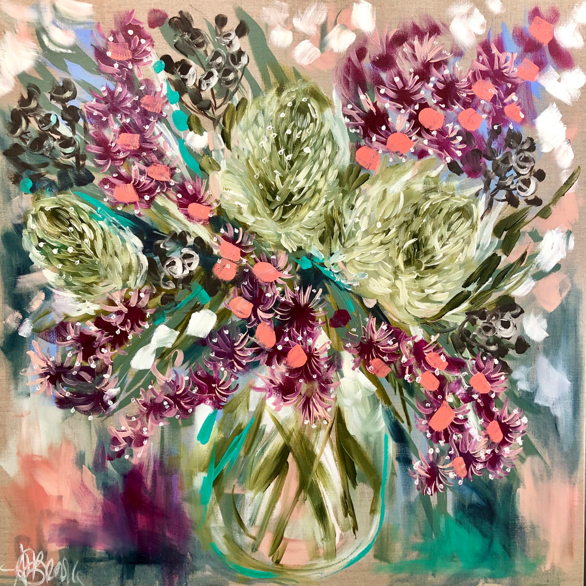 Lilli Rock 'Silver Banksia' Coaster from Australiana Collection – STEEL ...