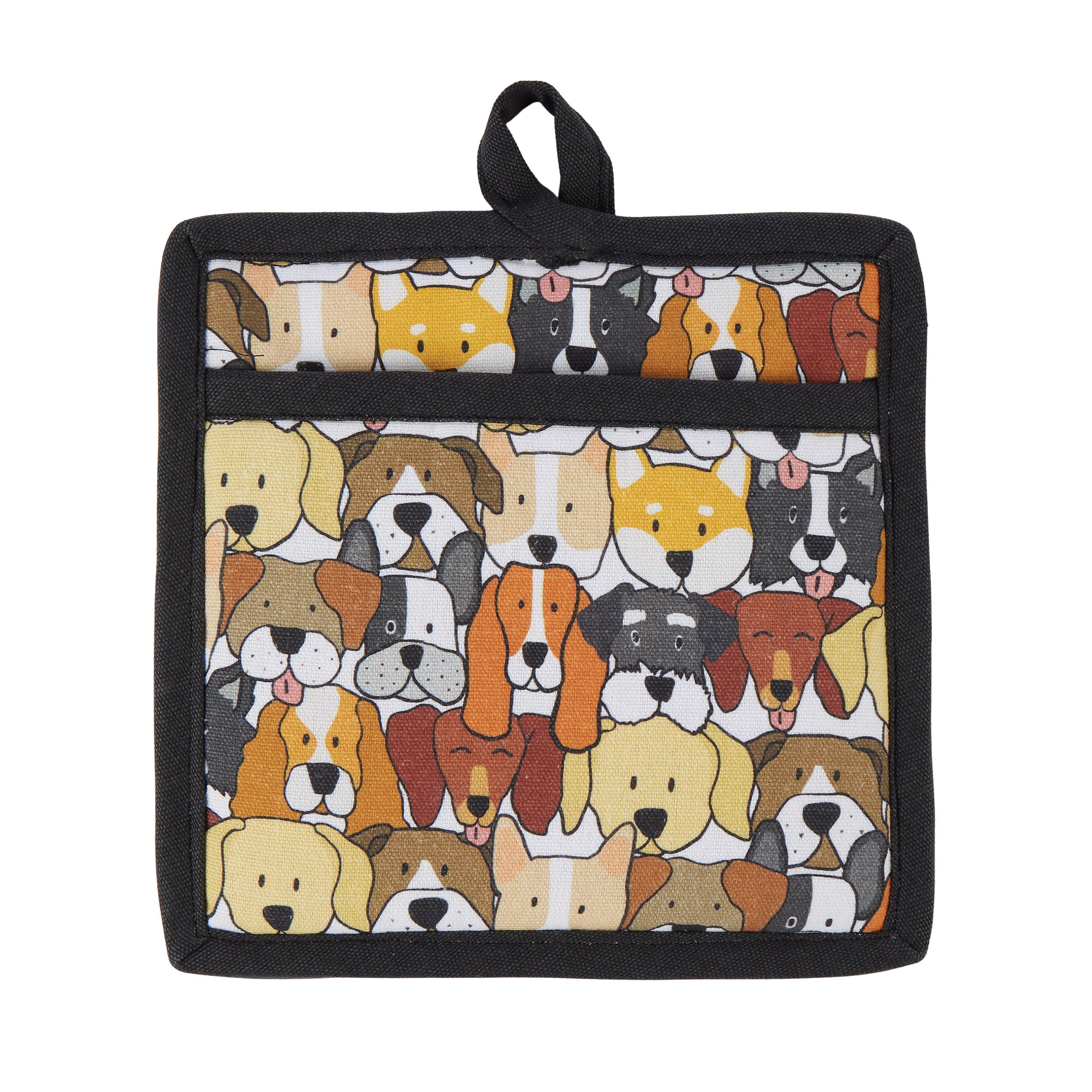 The Dog Collective Pot Holder Multi-Coloured 20x20cm – STEEL & GLASS