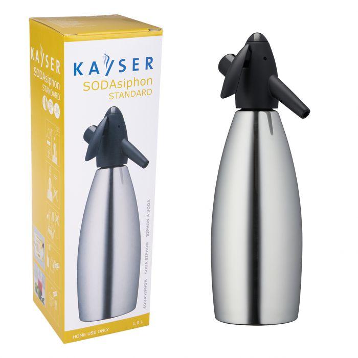 Kayser - S/S Soda Siphon 1L – STEEL & GLASS